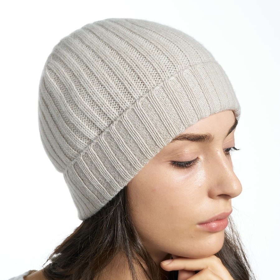 Hat GOLD light beige cashmere